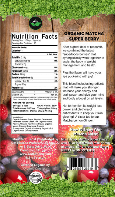 Super Berry Matcha Blend – Got Matcha